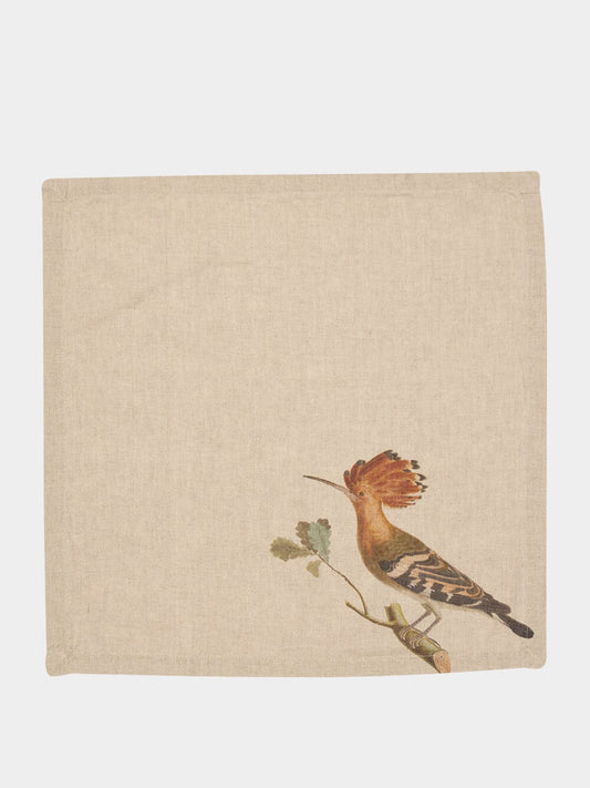 Linoroom Woodland Birds Linen Napkins Set of 6 | Fashion Clinic