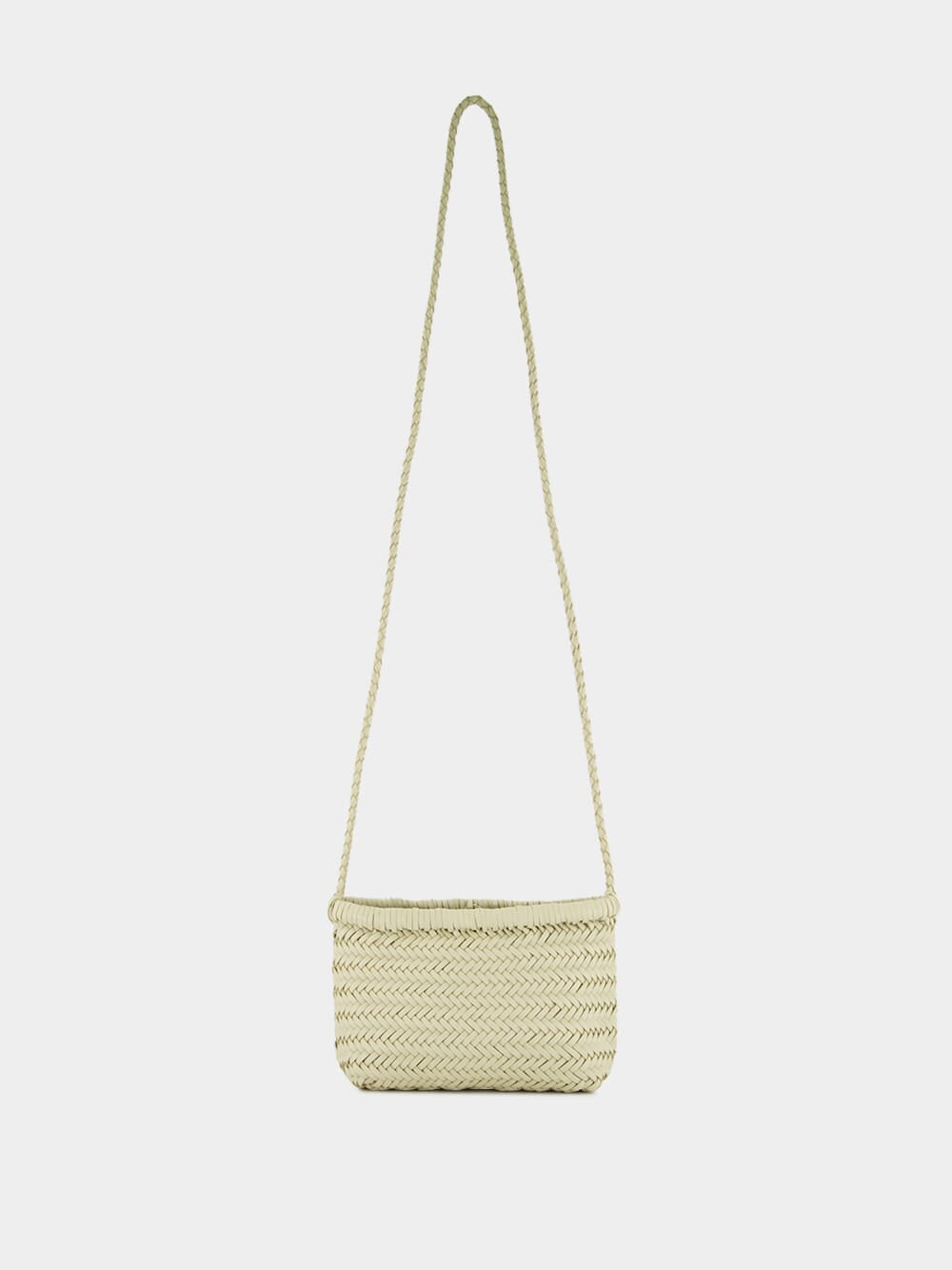 Dragon Diffusion Pearl Minsu Woven Leather Crossbody Bag | Fashion Clinic