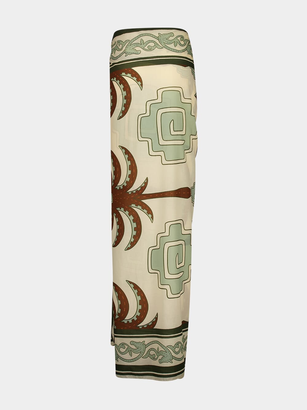 Johanna Ortiz Grass Green Tropical Equestrian Pareo | Fashion Clinic