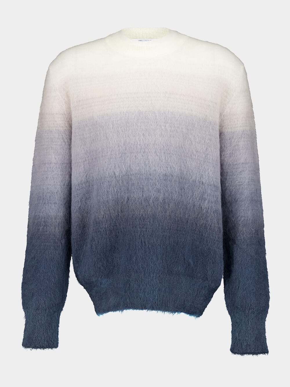 Off-White Gradient Mohair Knit Sweater | Fashion Clinic